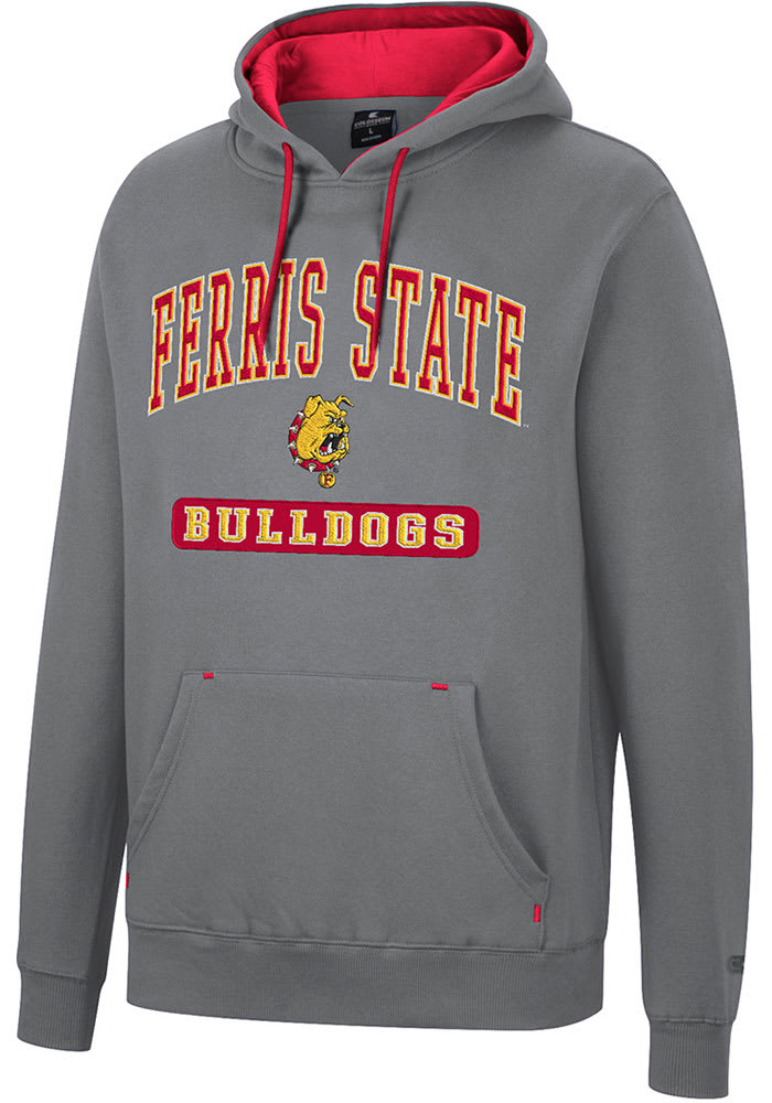 Colosseum Ferris State Bulldogs Scholarship Fleece Hoodie - Charcoal