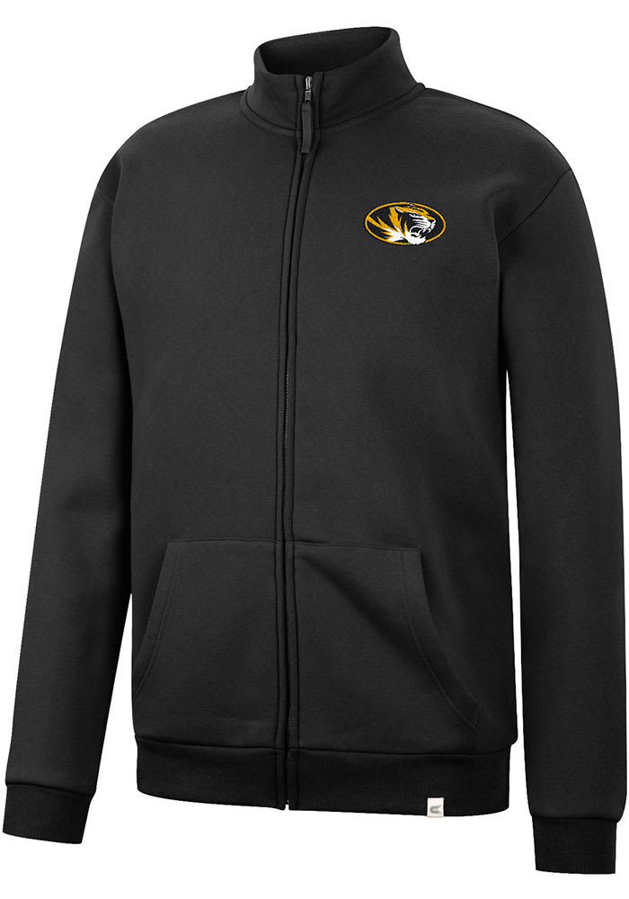 Colosseum Missouri Tigers Mens BLACK Gruber Full Zip - 150316535