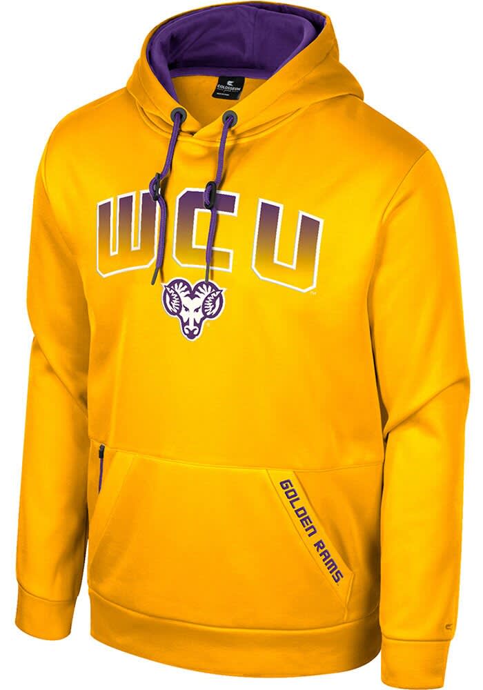 West Chester Golden Rams Mens Colosseum GOLD Reese Hood - 150317058