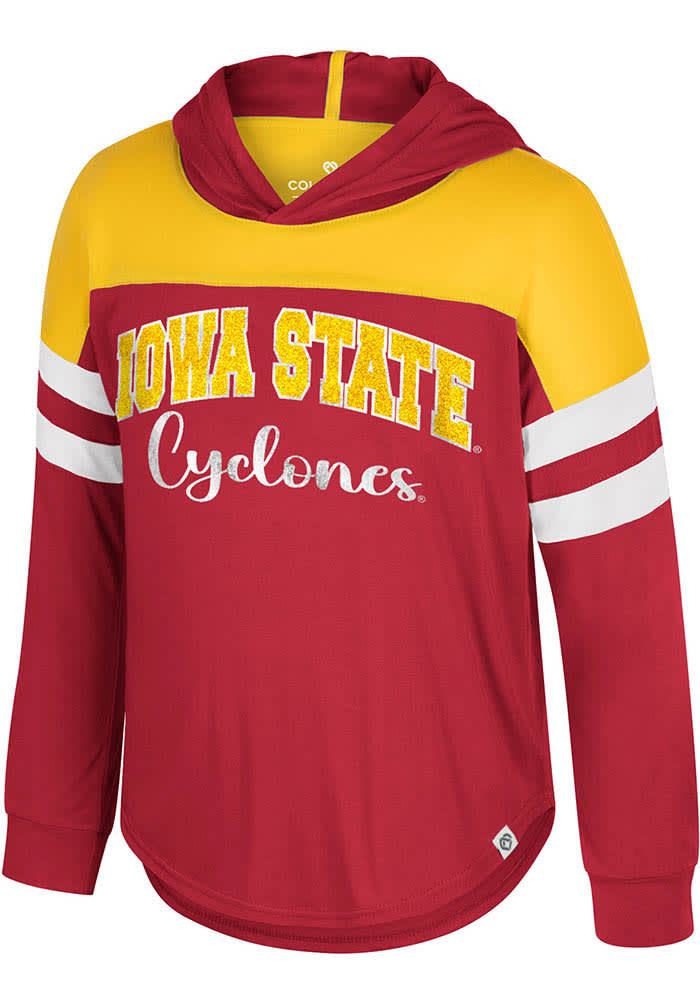 Colosseum Iowa State Cyclones Girls CARDINAL Reflection Tee - 150319977