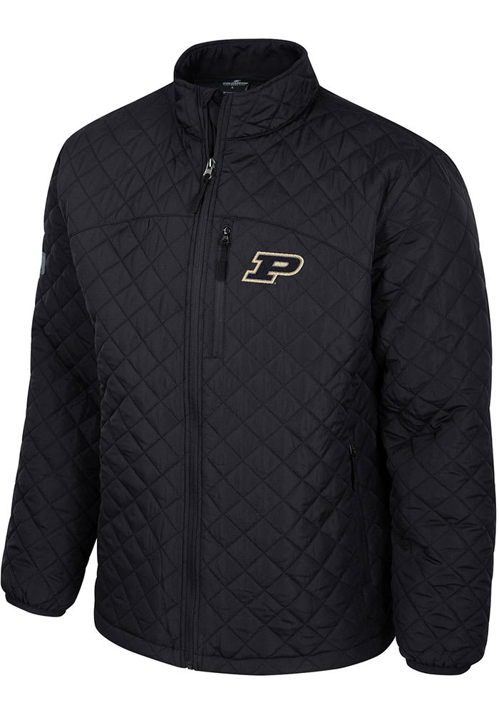 Colosseum Purdue Boilermakers Mens BLACK Back on Top Puffer Medium ...