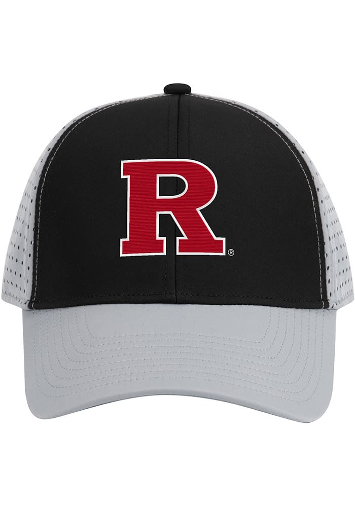 Colosseum Rutgers Scarlet Knights BLACK ATOMIC CPT CAP Adjustable Hat ...