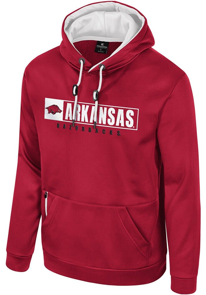 Arkansas Razorbacks Mens Colosseum CARDINAL Mainframe Hood - 150329460