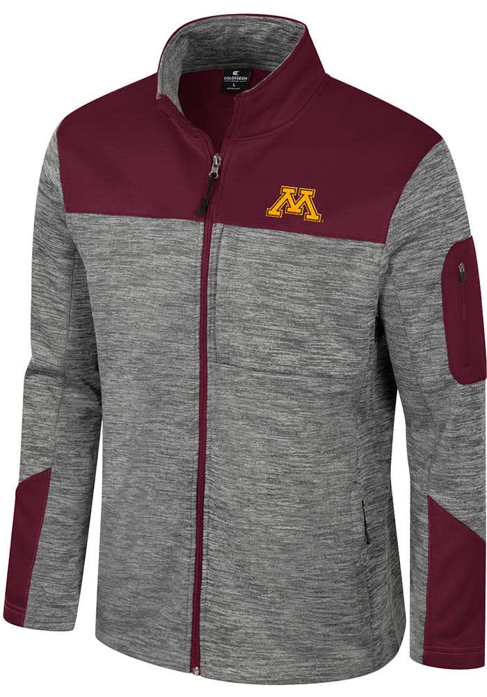 Colosseum Minnesota Golden Gophers Mens GREY Guard Medium Weight Jacket ...