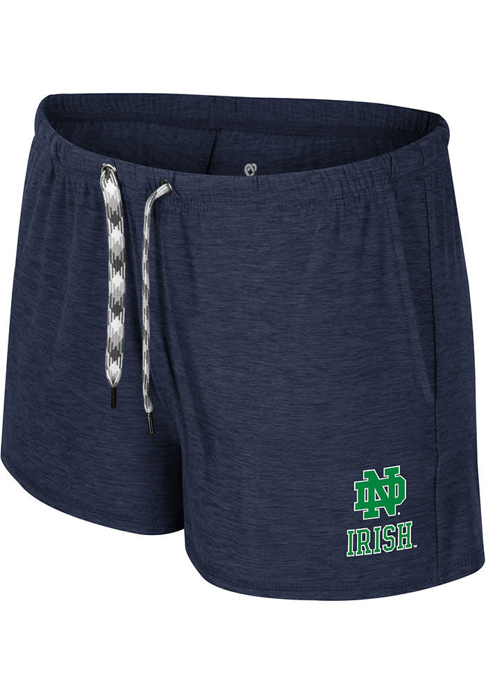 Notre Dame Fighting Irish Colosseum Womens NAVY Dash Shorts - 150331189