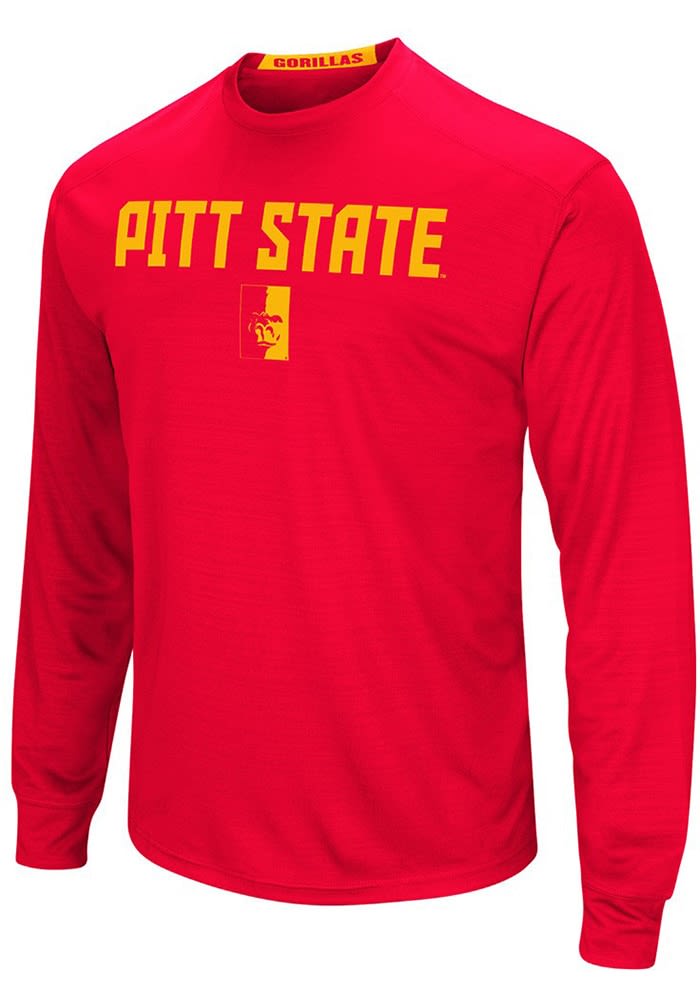 Colosseum Pitt State Gorillas Red Setter Long Sleeve T-Shirt - 15036715