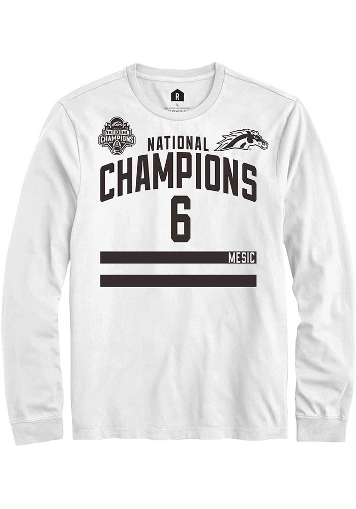 Jack Mesic Western Michigan Broncos White NIL 2025 National Champions ...