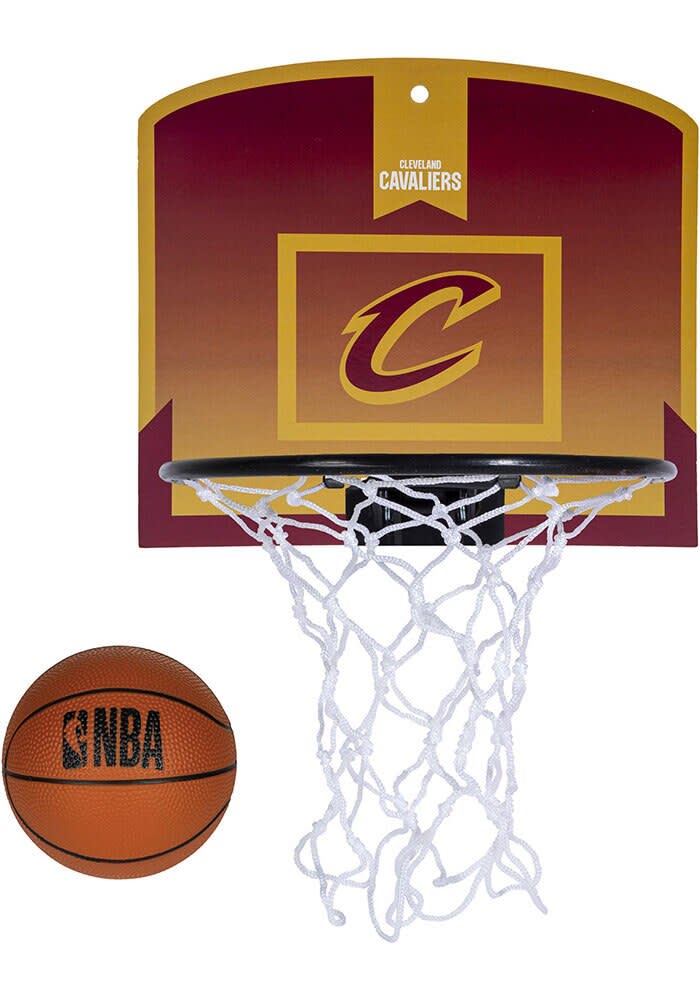 Cleveland Cavaliers MAROON Mini Over The Door Hoops Basketball Set ...