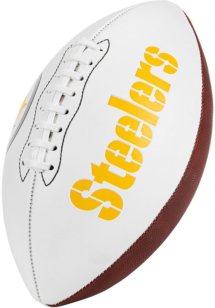 Pittsburgh Steelers White Signature Official Autograph Football - 1540208