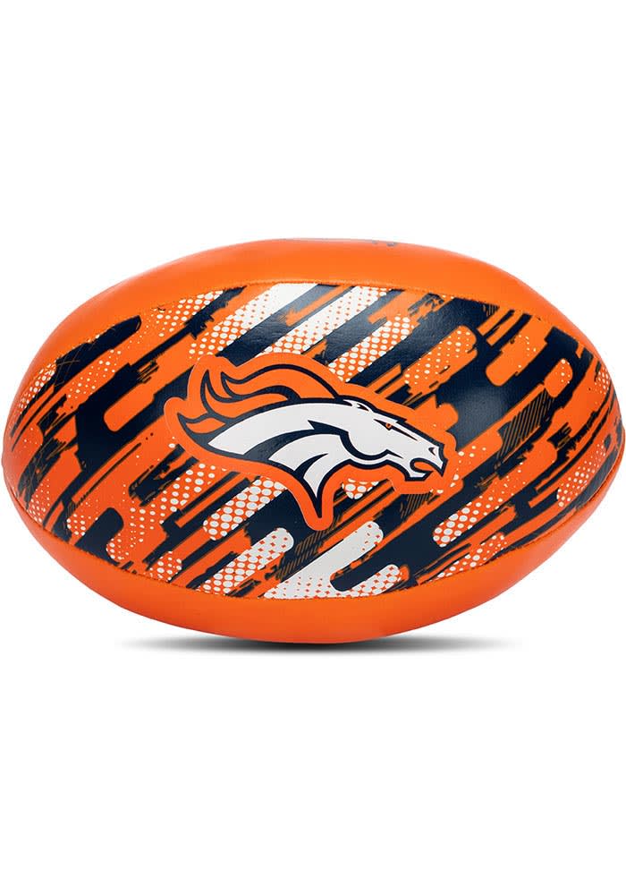 Denver Broncos ORANGE NFL 8 Inch Football Softee Ball - 1540247