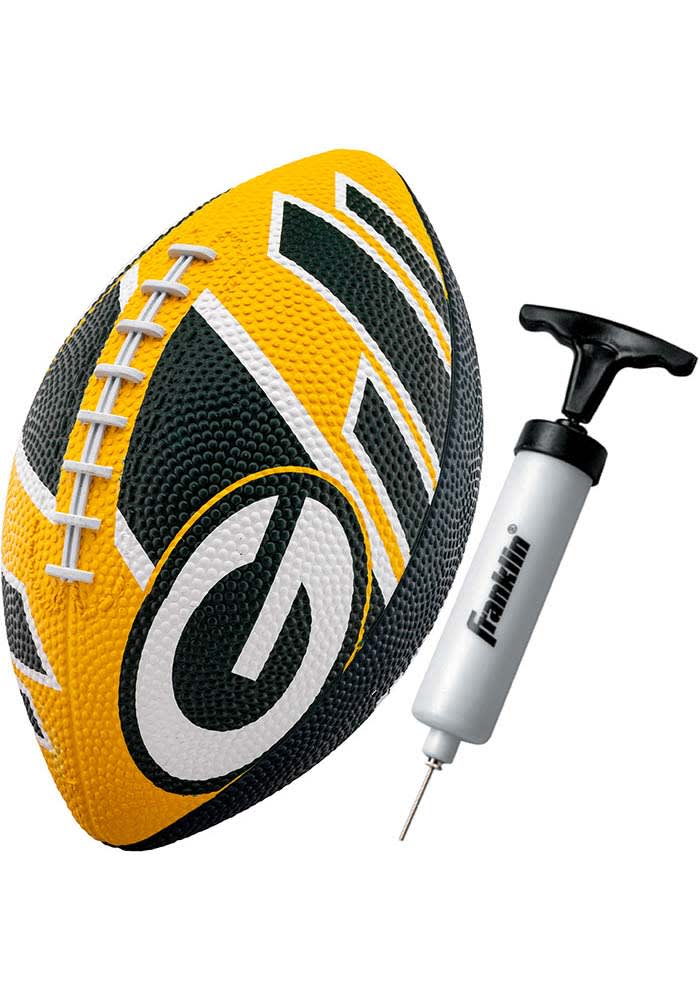 Green Bay Packers GREEN Mini Rubber Football - 1540264