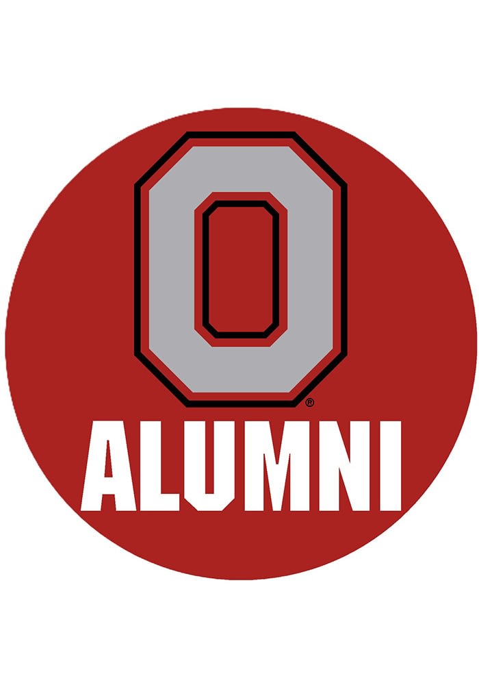 Ohio State Buckeyes Red 3" Alumni Button - 155517315