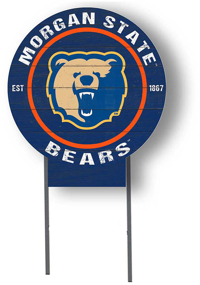 Morgan State Bears 20x20 Color Logo Circle Yard Sign