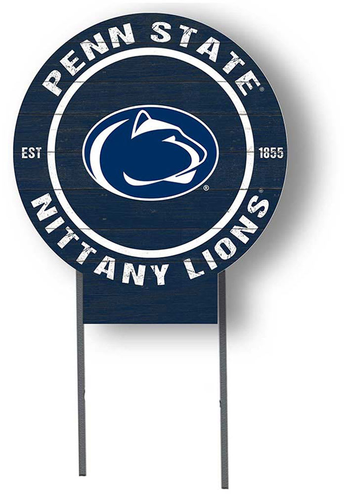 Penn State Nittany Lions BLUE 20x20 Color Logo Circle Yard Sign - 15670498