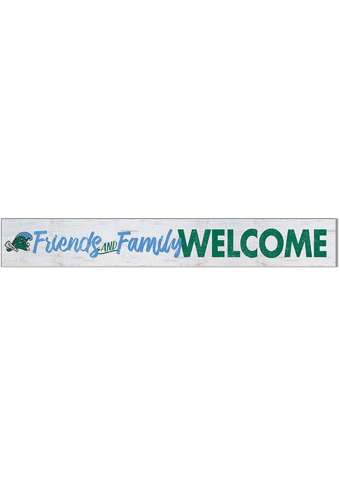 Jardine Tulane Green Wave GREEN 5x36 Welcome Door Plank Sign - 15670836