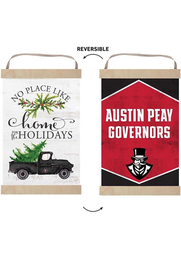 KH Sports Fan Austin Peay Governors White Holiday Reversible Banner ...