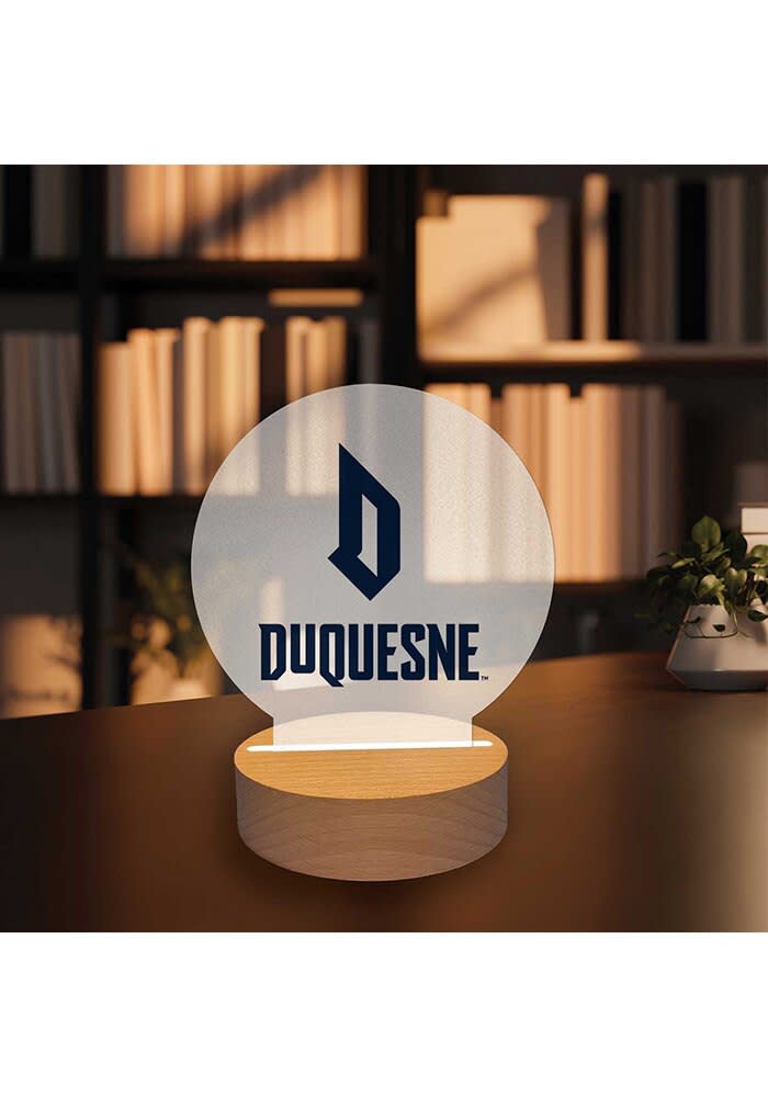 Duquesne Dukes Jardine Red Logo Light Desk Accessory - 156710524
