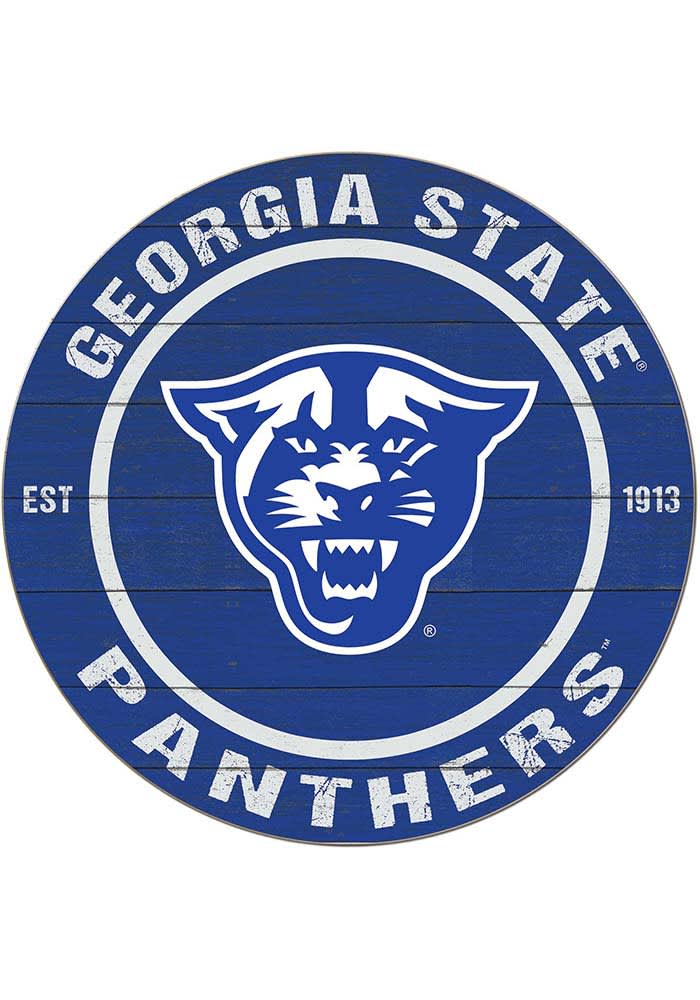 Jardine Georgia State Panthers BLUE 20x20 Colored Circle Sign - 156710974