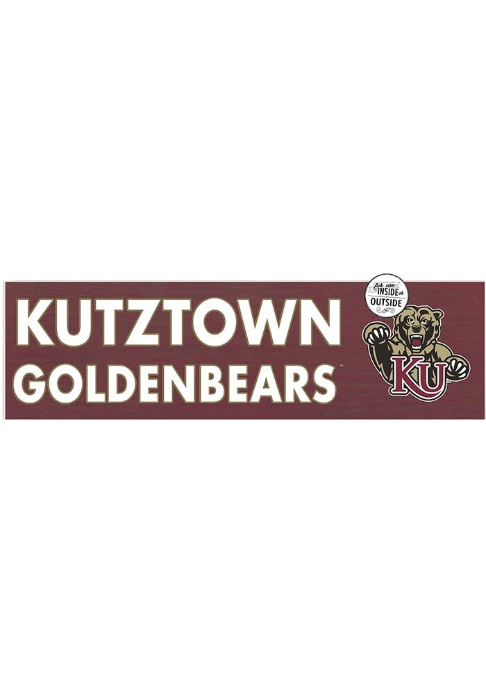 KH Sports Fan Kutztown University MAROON 35x10 Indoor Outdoor Colored ...