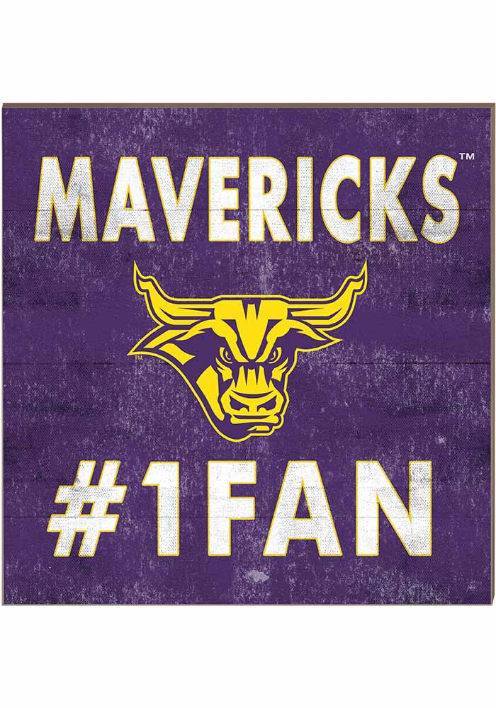 Jardine Minnesota State Mavericks PURPLE 10x10 #1 Fan Sign - 156712089