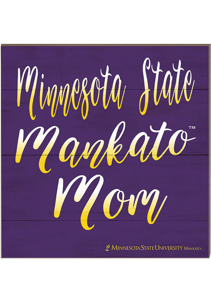 KH Sports Fan Minnesota State Mavericks PURPLE 10in x 10in Mom Sign ...