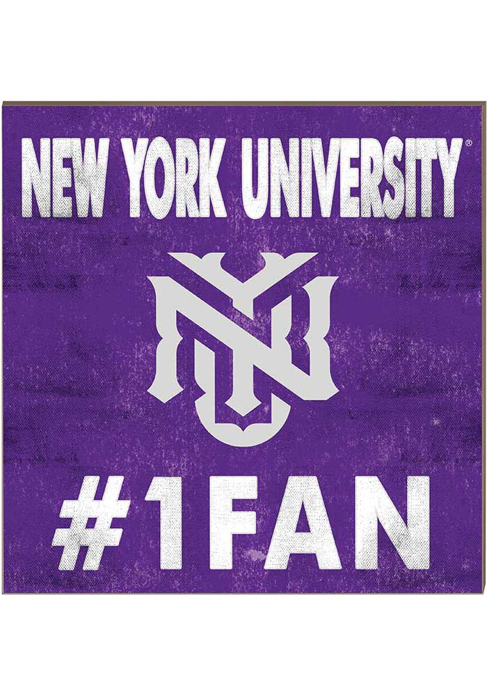 KH Sports Fan NYU Violets PURPLE 10in x 10in Dad Sign - 156712710