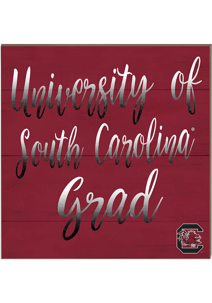 KH Sports Fan South Carolina Gamecocks Red 10in x 10in Grad Sign ...
