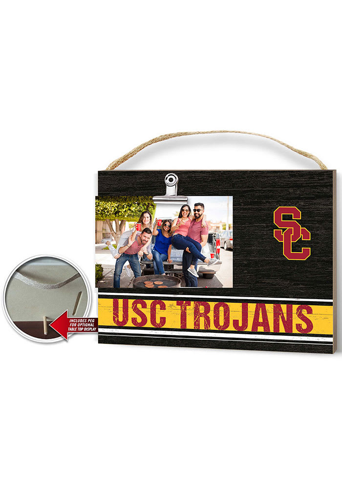 USC Trojans Red Clip It Colored Logo Photo Picture Frame - 15671326