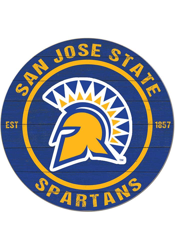 Jardine San Jose State Spartans GOLD 20x20 Colored Circle Sign - 156713298