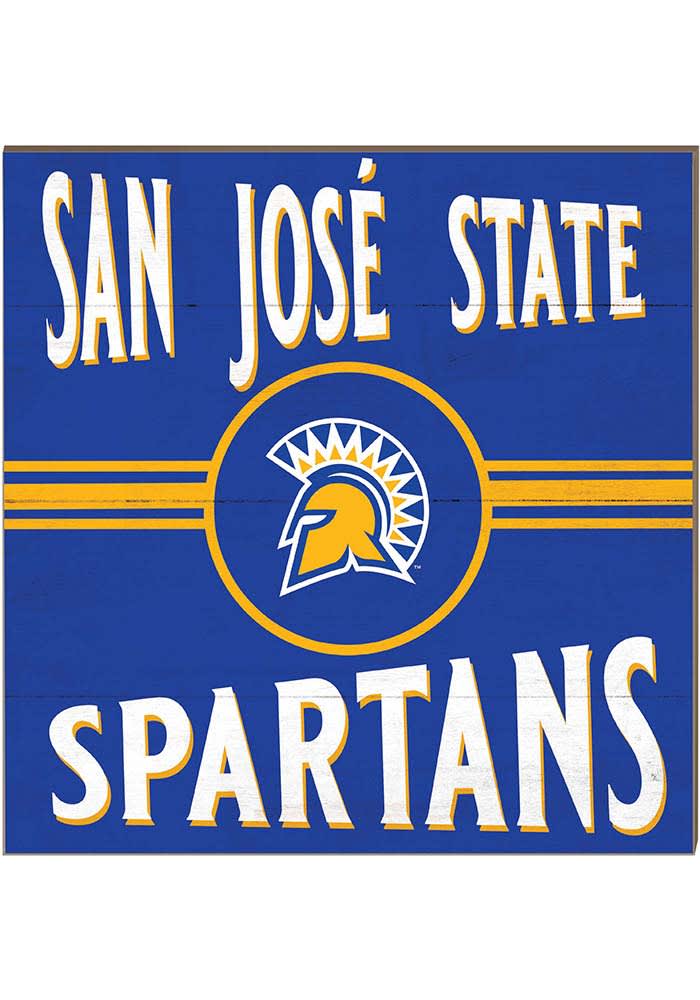KH Sports Fan San Jose State Spartans GOLD 10x10 Retro Sign - 156713308
