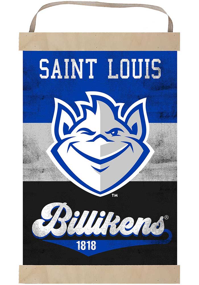 KH Sports Fan Saint Louis Billikens BLUE Reversible Retro Banner Sign ...