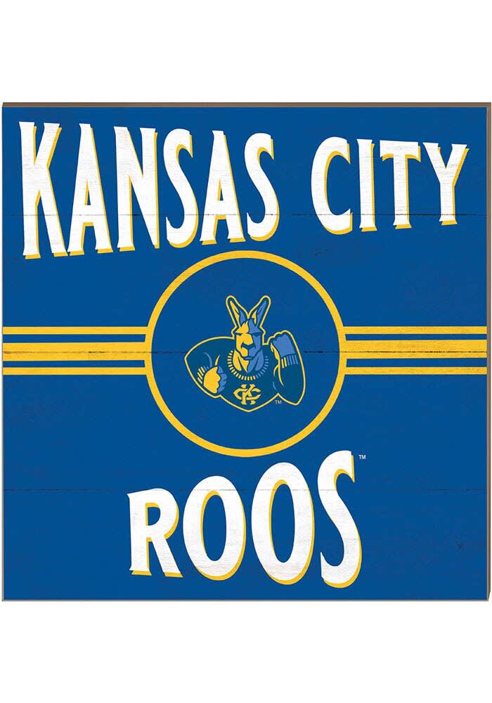 Jardine UMKC Roos BLUE 10x10 Retro Sign - 156714163