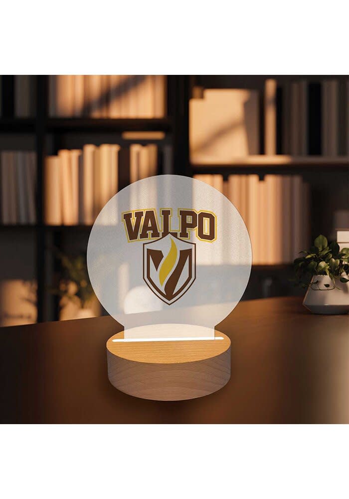 Valparaiso Beacons Logo Light Desk Accessory - Brown