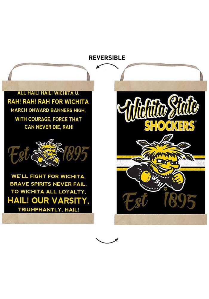 KH Sports Fan Wichita State Shockers YELLOW Fight Song Reversible ...