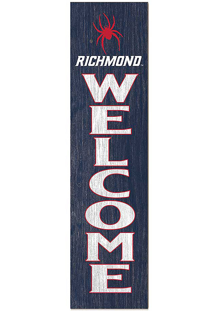 Jardine Richmond Spiders RED 11x46 Welcome Leaning Sign - 15671989