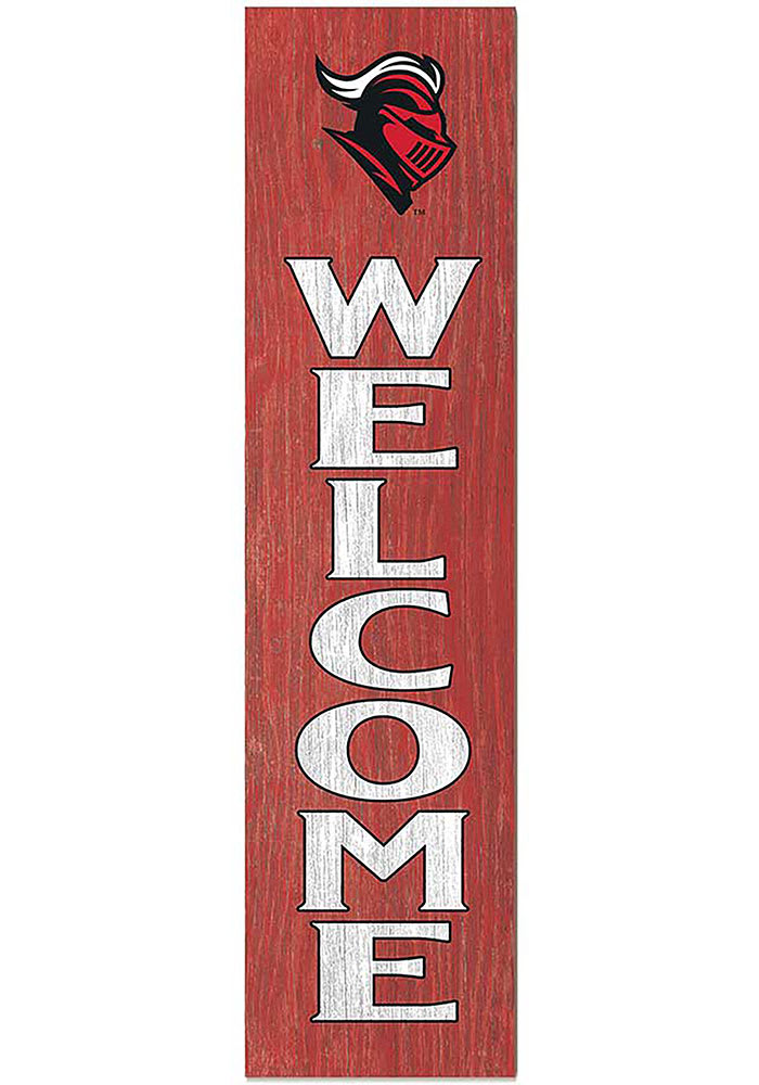 KH Sports Fan Rutgers Scarlet Knights Red 11x46 Welcome Leaning Sign ...