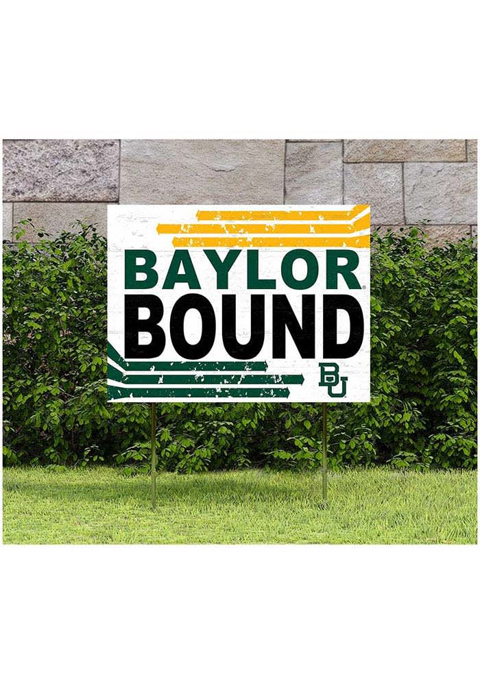 Baylor Bears GREEN 18" x 24" Retro School Bound Yard Sign - 15673065