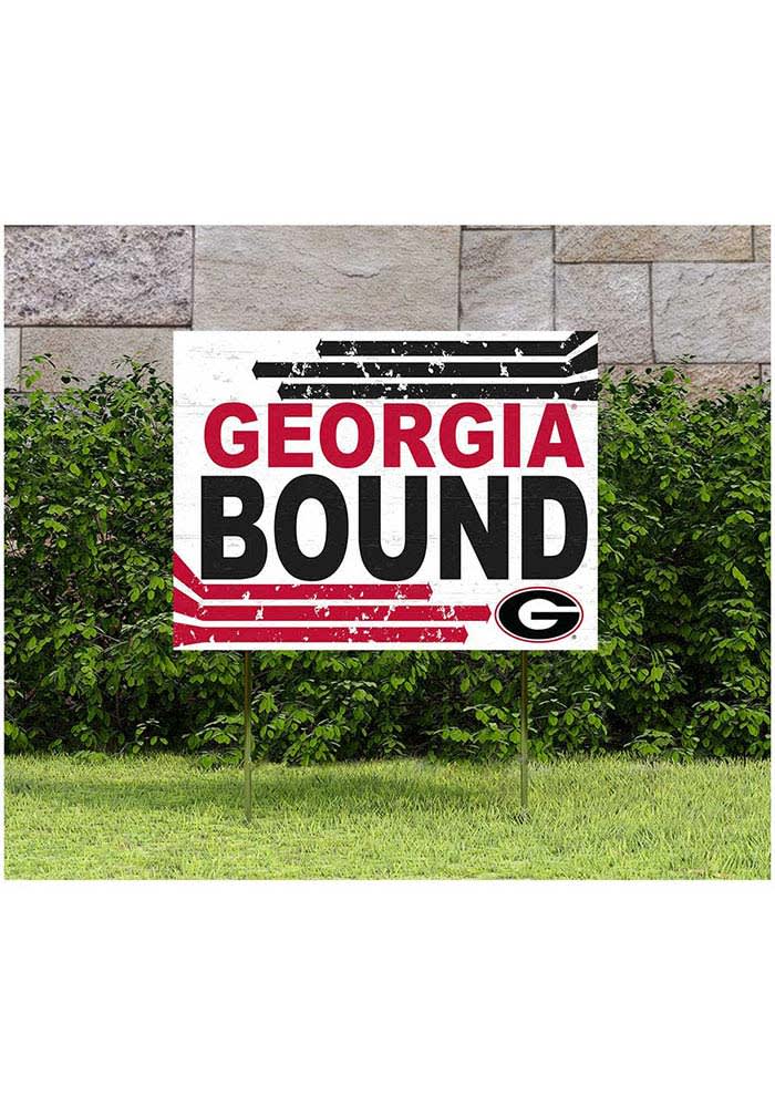 Georgia Bulldogs Red 18" x 24" Retro School Bound Yard Sign - 15673076