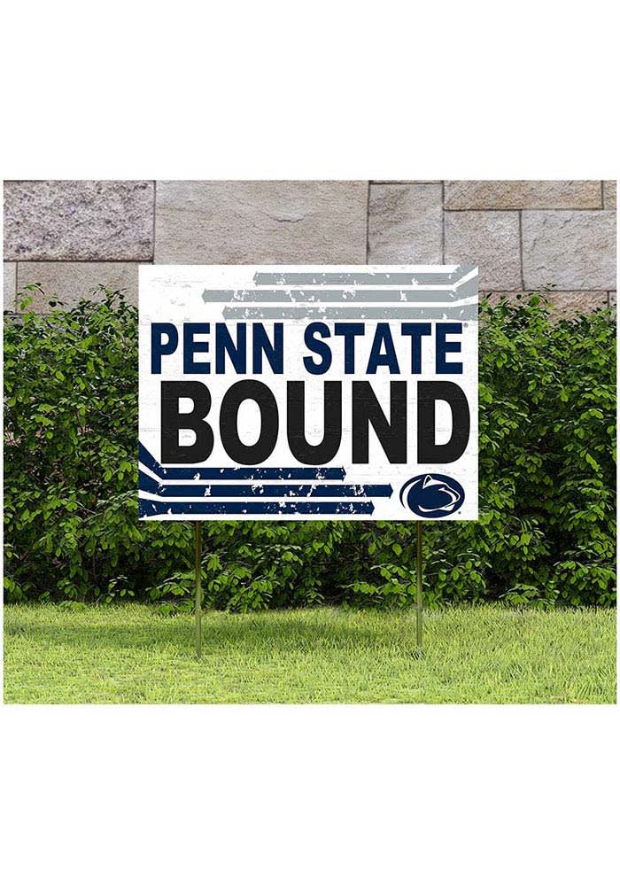 Penn State Nittany Lions BLUE 18" x 24" Retro School Bound Yard Sign ...
