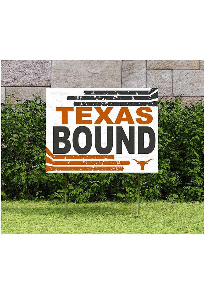 Texas Longhorns BURNTORANGE 18" x 24" Retro School Bound Yard Sign ...