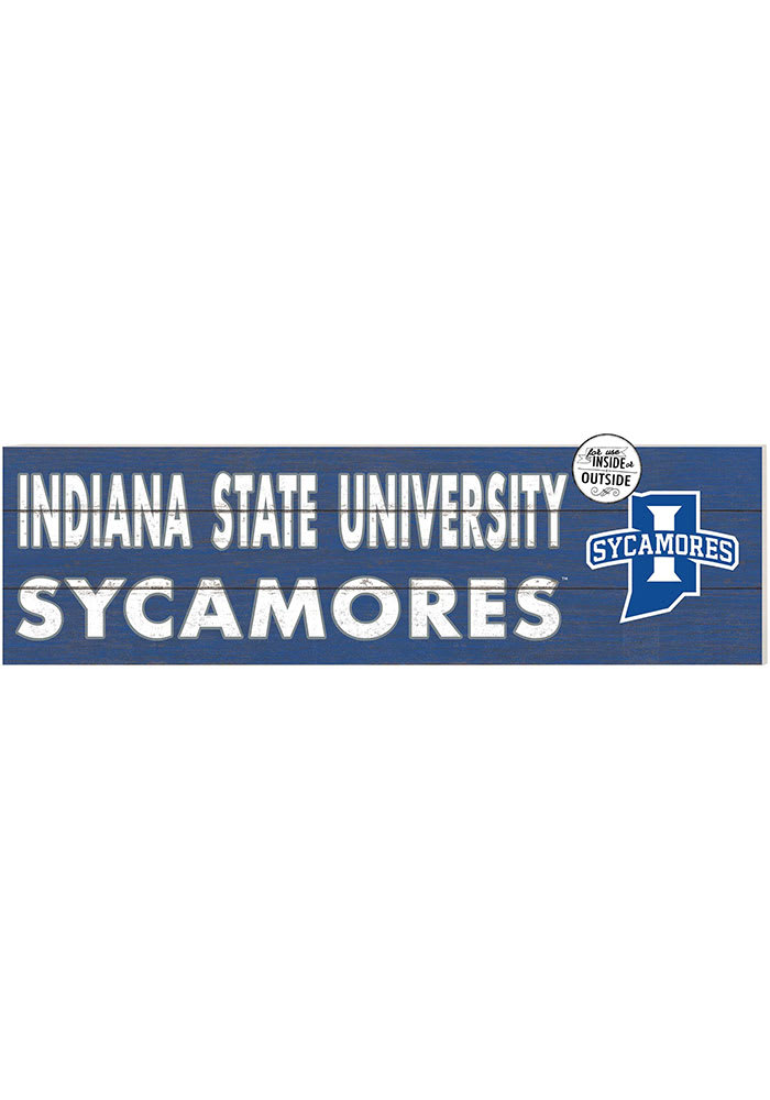 Jardine Indiana State Sycamores BLUE 35x10 Indoor Outdoor Colored Logo ...