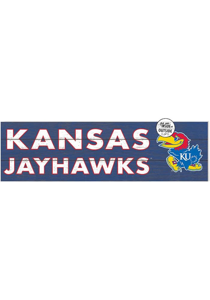 KH Sports Fan Kansas Jayhawks Red 35x10 Indoor Outdoor Colored Logo ...