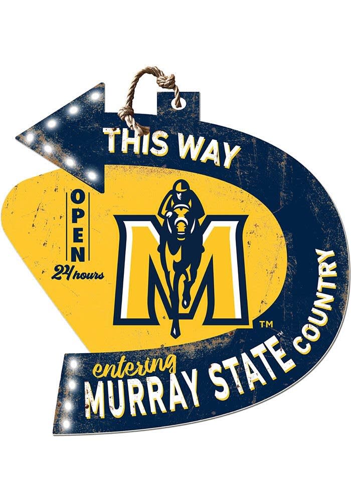 Jardine Murray State Racers NAVY This Way Arrow Sign - 15674237