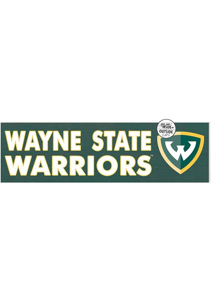 KH Sports Fan Wayne State Warriors GREEN 35x10 Indoor Outdoor Colored ...