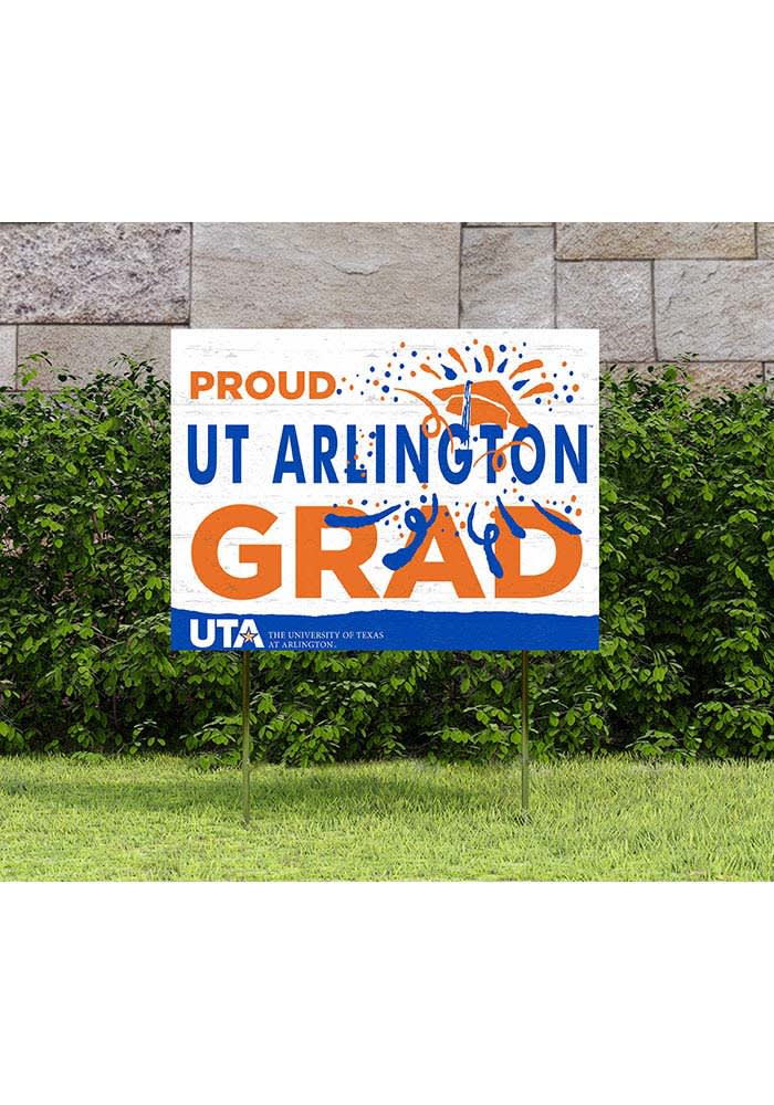 UTA Mavericks BLUE 18x24 Proud Grad Team Logo Yard Sign - 15674866
