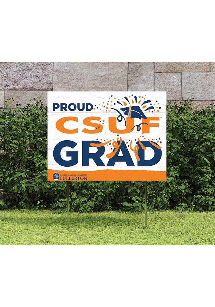 Cal State Fullerton Titans NAVY 18x24 Proud Grad Team Logo Yard Sign ...