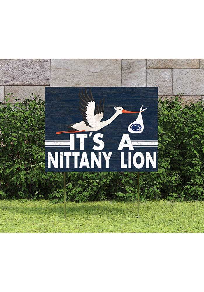 Penn State Nittany Lions BLUE 18x24 Stork Yard Sign - 15676172