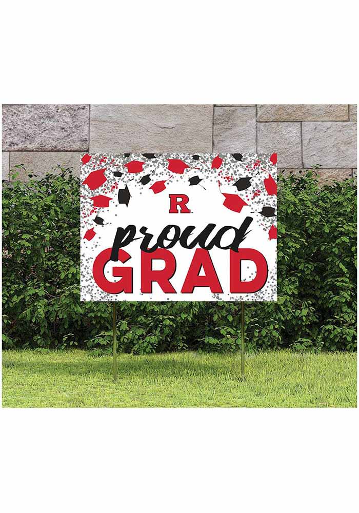 Red KH Sports Fan Rutgers Scarlet Knights 18x24 Proud Grad Confetti ...