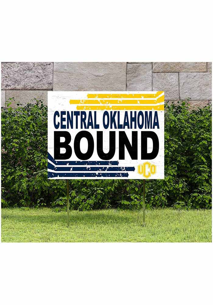 Central Oklahoma Bronchos BLUE 18" x 24" Retro School Bound Yard Sign ...