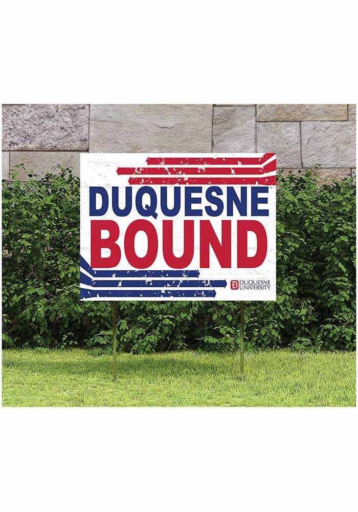 Duquesne Dukes Red 18" x 24" Retro School Bound Yard Sign - 15677404